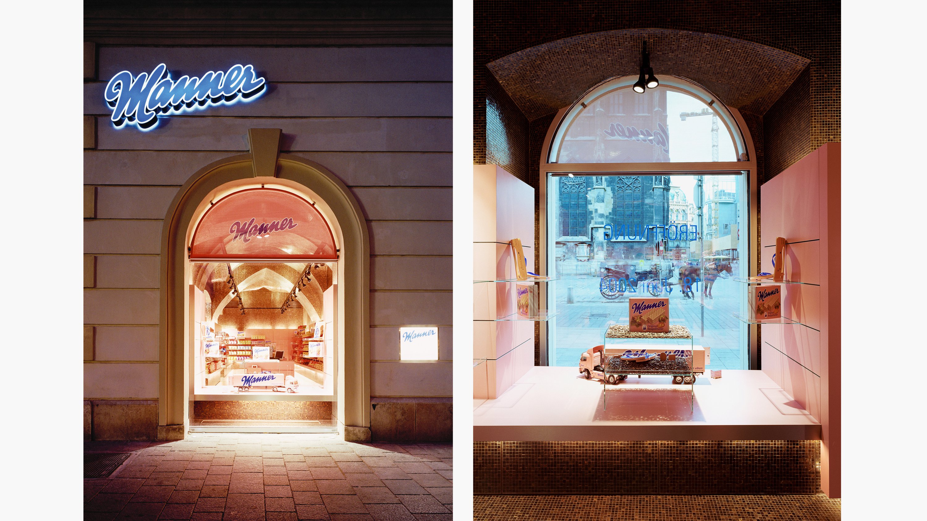 Manner Flagship-Store, Wien Stephansplatz | BWM Designers & Architects