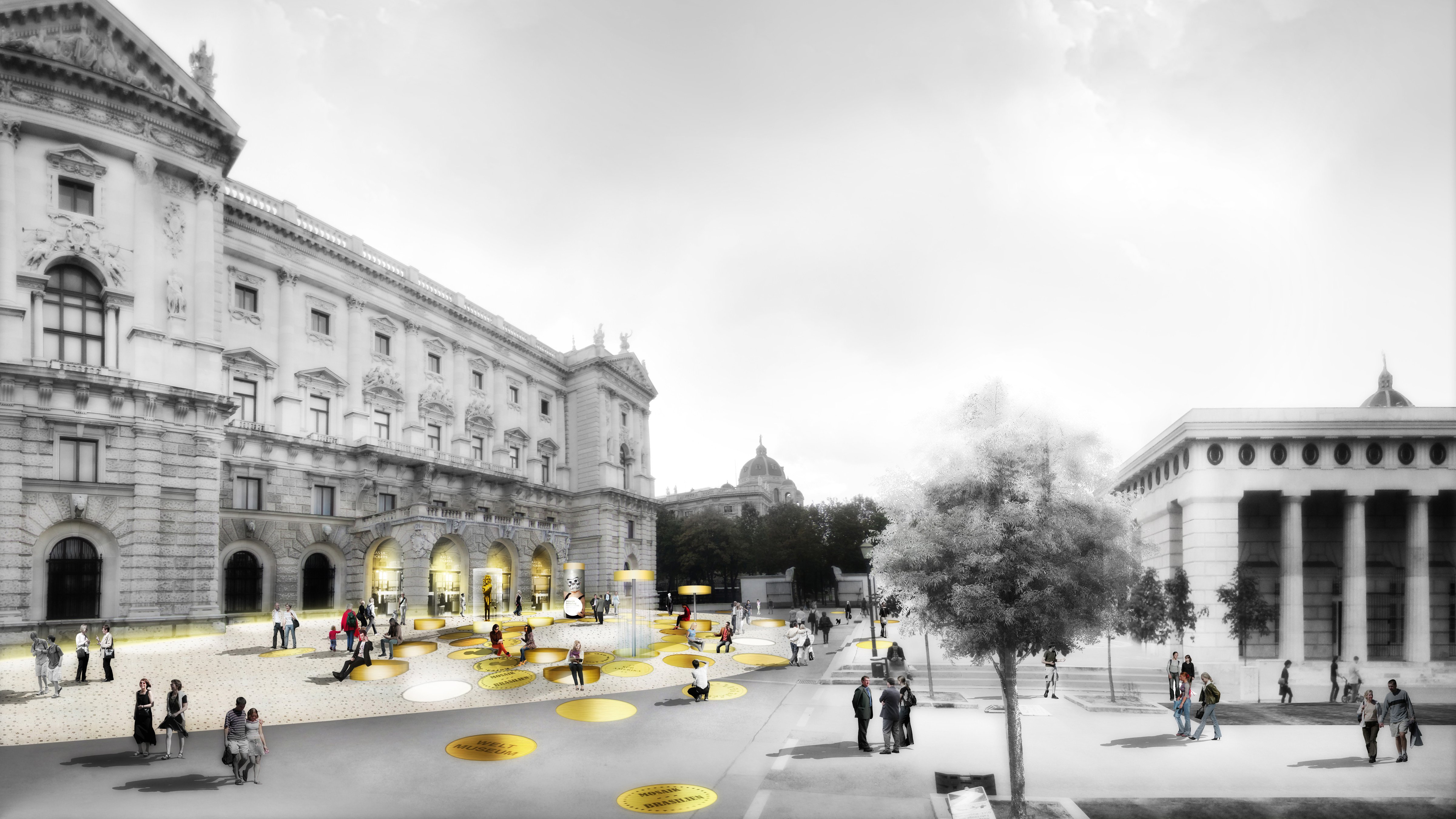 Weltmuseum Wien / Wettbewerb 3. Platz | BWM Designers & Architects